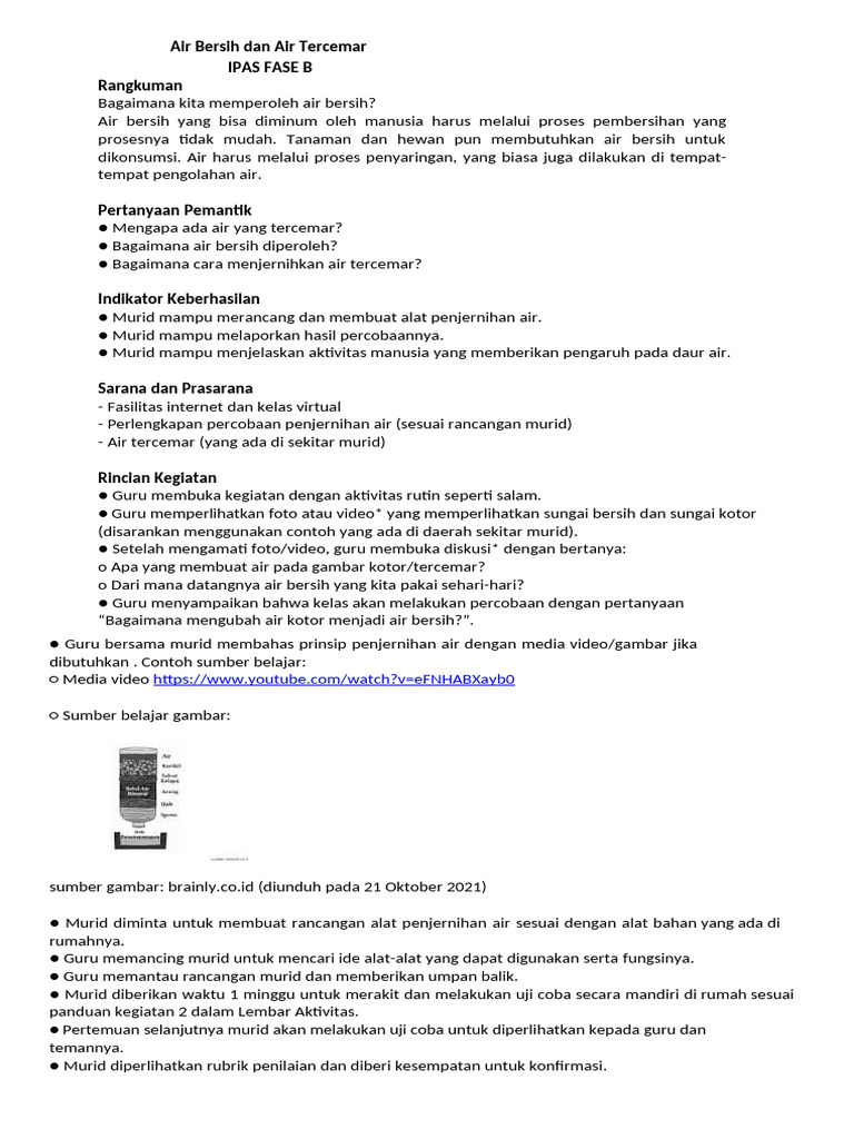 Praktik Membuat Modul Ajar | PDF