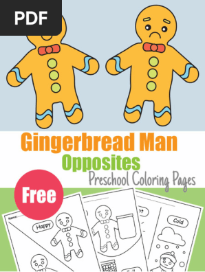 Gingerbread Man Story Coloring Page Gingerbread Man Coloring Pages