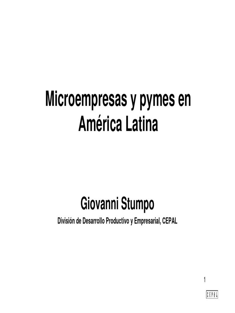 Giovanni Stumpo PPT ADI 2012 Sesión 3 | PDF | Pequeñas y medianas ...