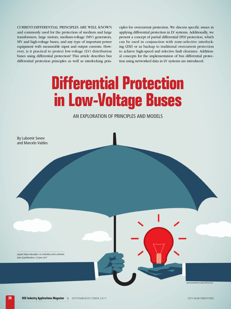 LV Bus Differential Protection | PDF | Relay | Transformer