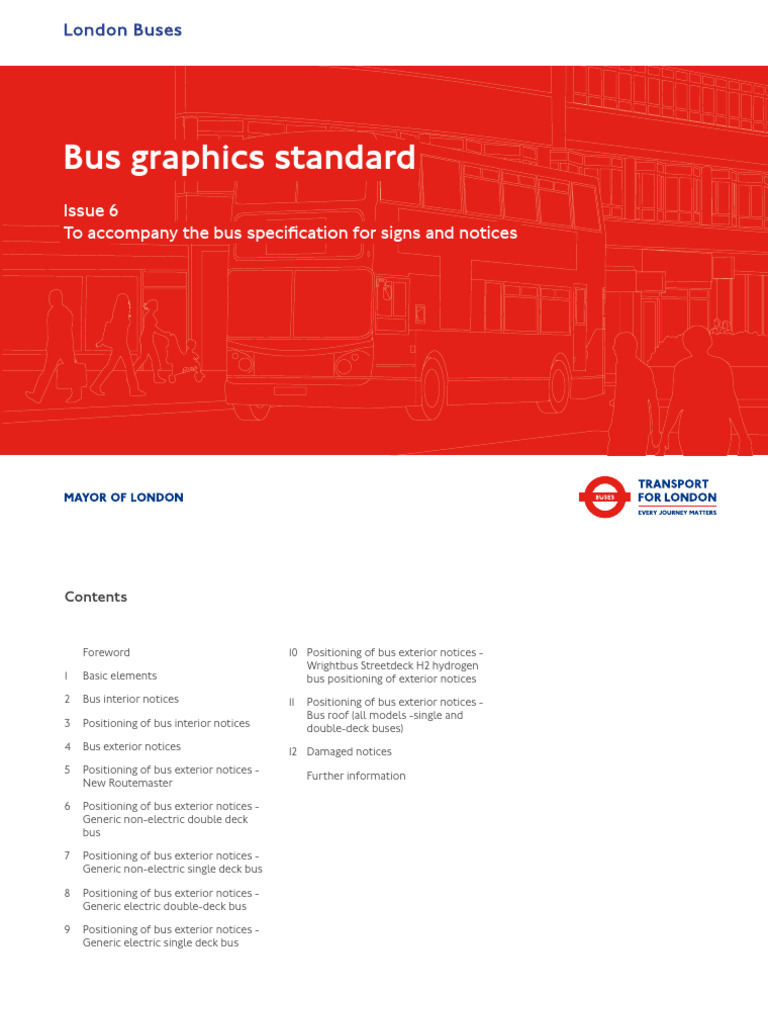 London Buses Bus Graphics Standard Issue06 | PDF | Bus | Wheelchair
