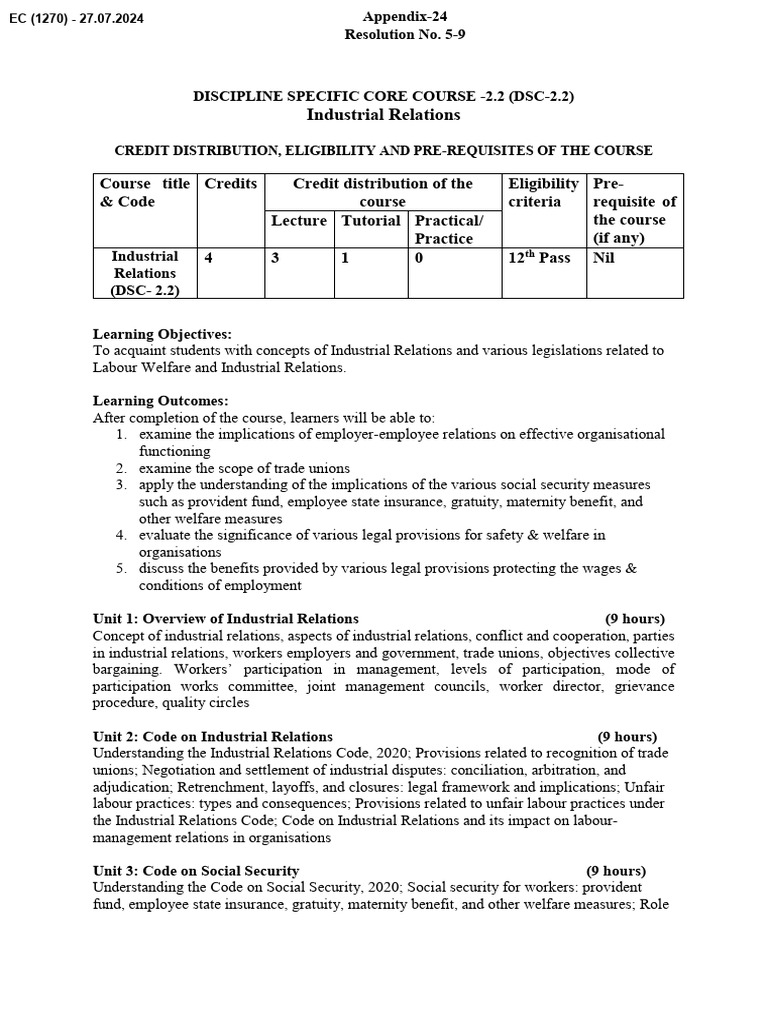 Ec Appendix 24 | PDF | Wage | Occupational Safety And Health