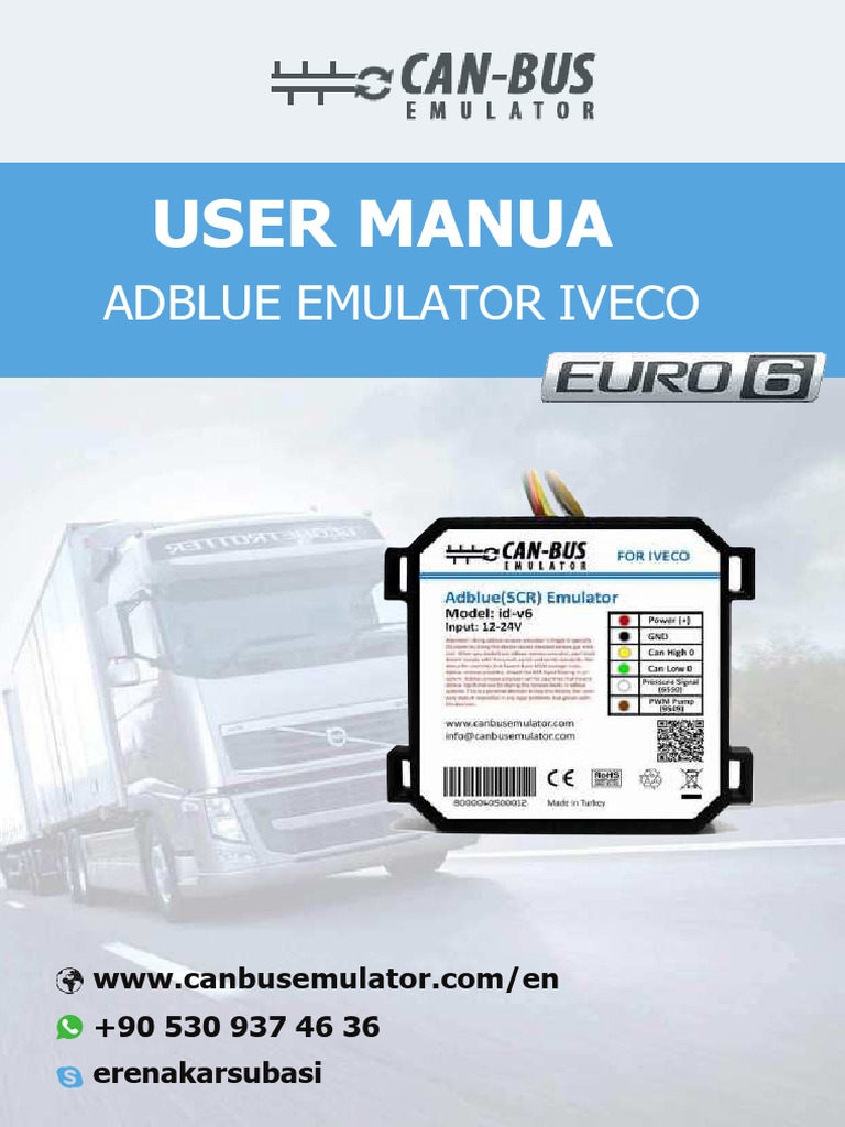 Install Iveco Euro 6 Adblue Emulator | PDF | Technology & Engineering