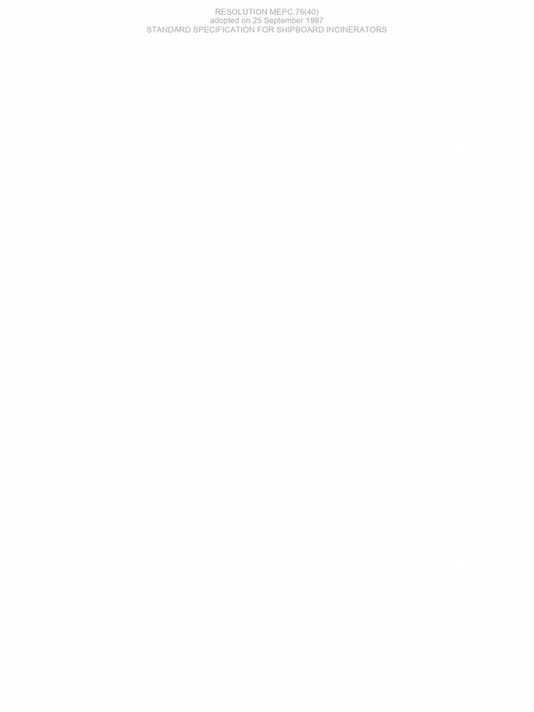 Mepc 76 | PDF | Incineration | Electrical Wiring