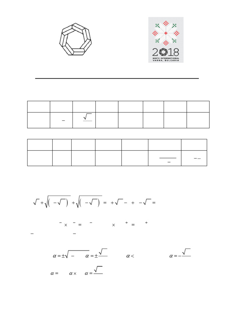 2018 WMTC Advanced Solutions | PDF | Mathematics | Mathematical Objects
