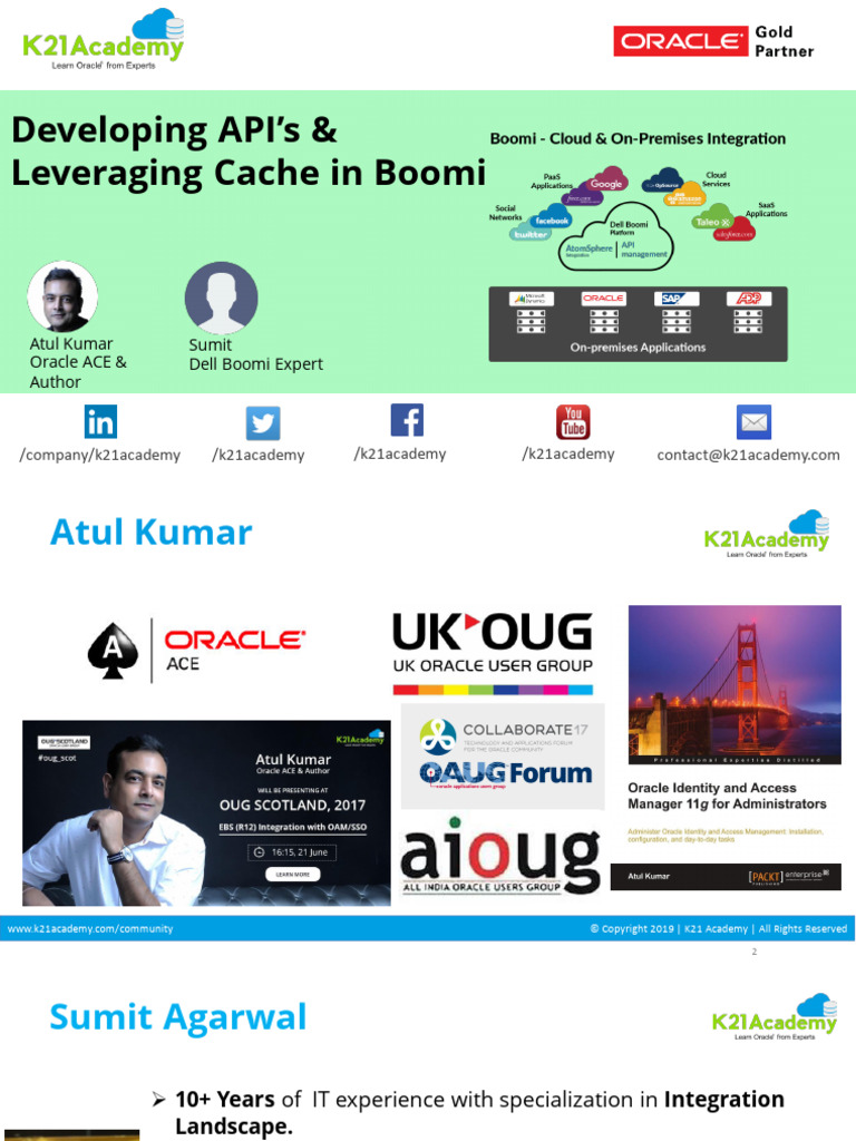 M06 - Developing API - S and Leveraging Cache in Boomi - Ed1 | PDF ...
