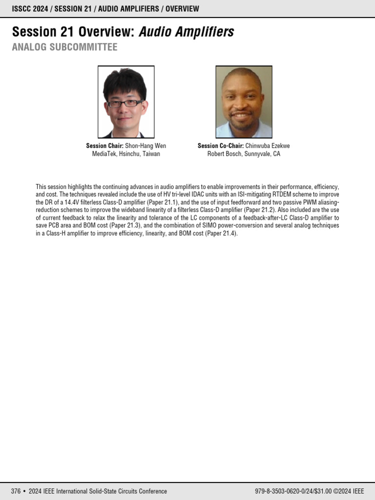 Eetop - CN - Session 21 Audio Amplifiers | PDF | Amplifier | Digital To Analog Converter