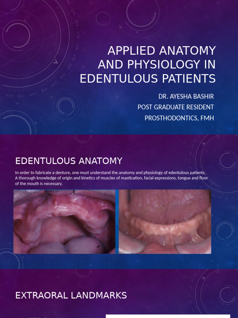 Edentulous Anatomy & Prosthodontics | PDF | Tongue | Lip