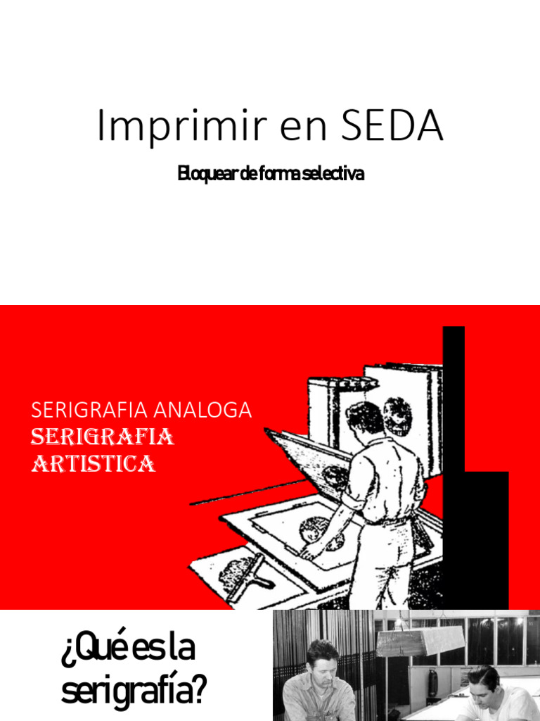 Serigrafia Imprimir en Seda | PDF | Tecnicas artisticas | Diseño gráfico
