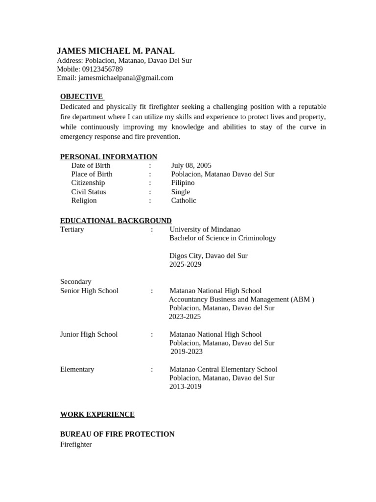 James Resume | PDF