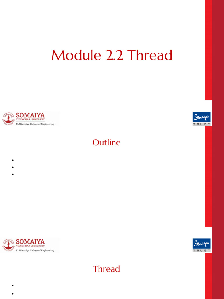 Module 2.2 Thread & Thread Scheduling | PDF | Thread (Computing ... Module 2.2 Thread & Thread Scheduling | PDF | Thread (Computing ...