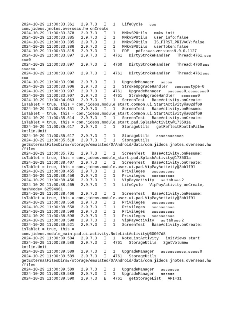 2024 10 29 - Log | PDF | Computer Programming | Programming Paradigms