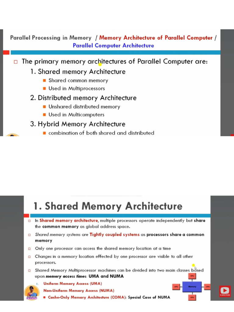 Shared Memory Architecture | PDF