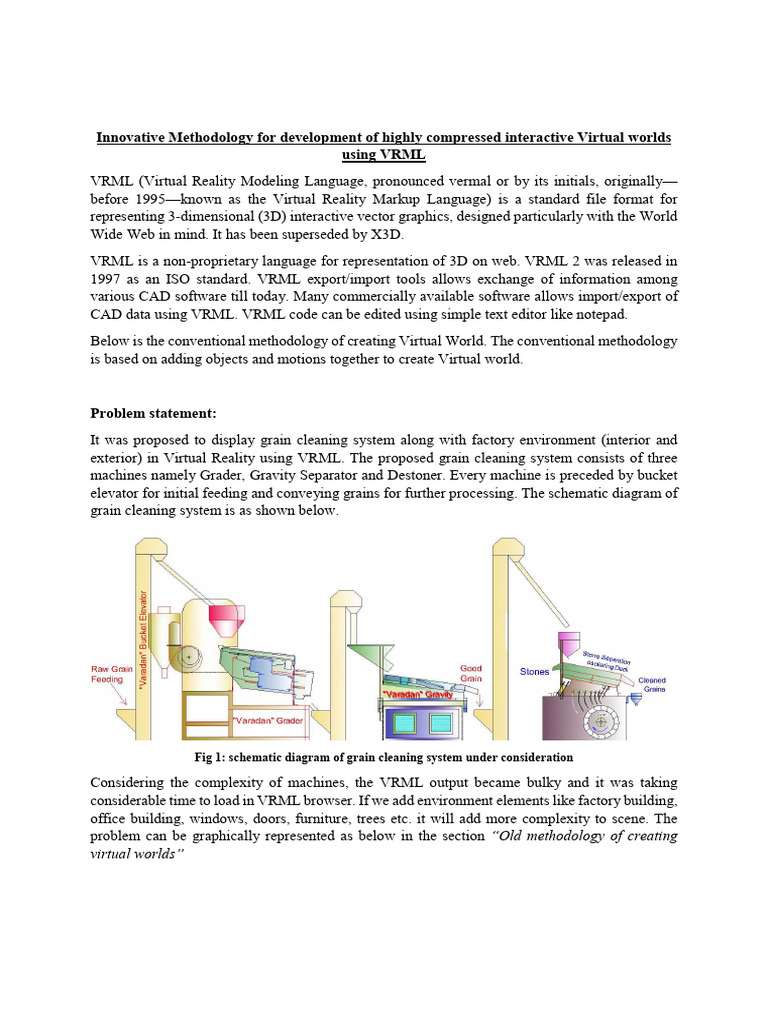 Innovative Methodology For Development of Highly Compressed Interactive Virtual Worlds Using ...