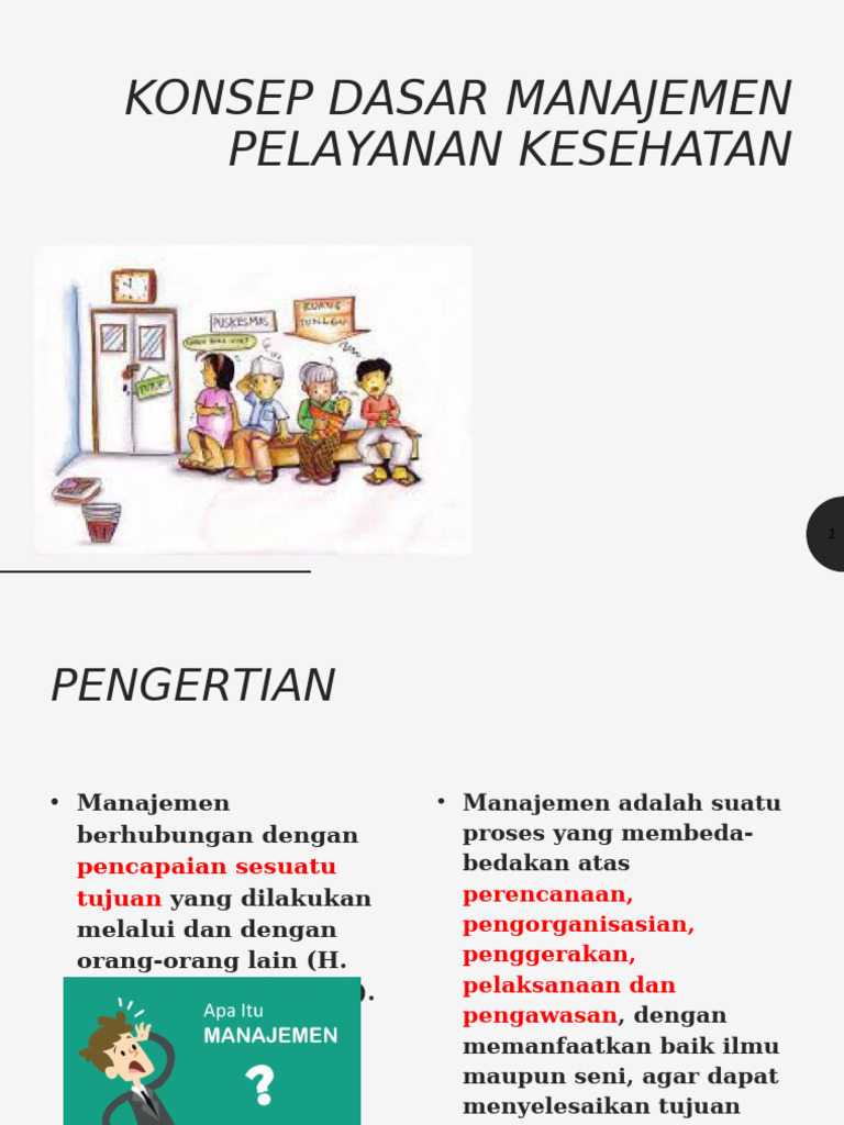 Konsep Dasar Manajemen Pelayanan Kes RS, PKM, PMB | PDF | Karier & Perkembangan