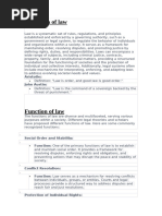 Unit - 1 Legal Method Notes | PDF | Justice | Crime & Violence