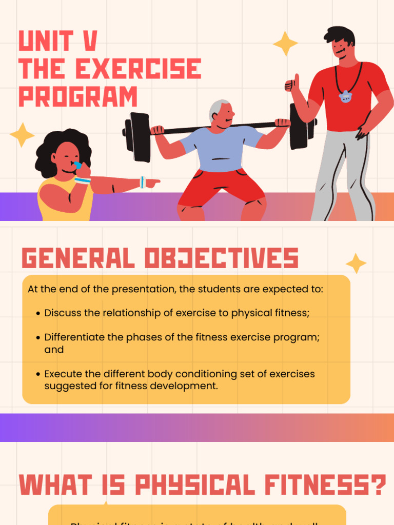 The Exercise Program | PDF | Physical Fitness | Strength Training
