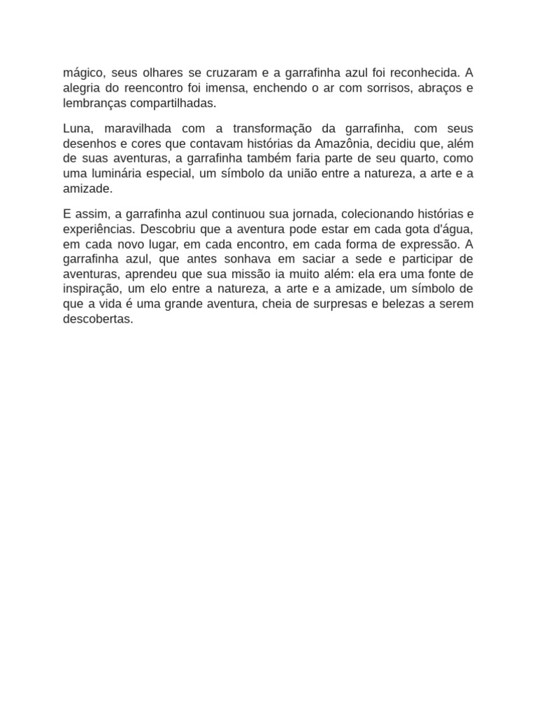 Historia Da Garrafa 3 | PDF