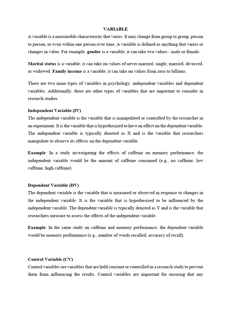 NOTE 3 - Variables and Sampling | PDF | Sampling (Statistics) | Categorical Variable