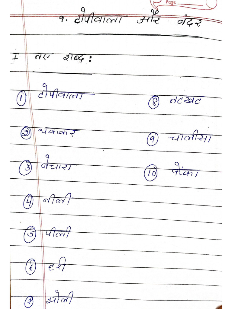 Hindi Lesson 9 | PDF