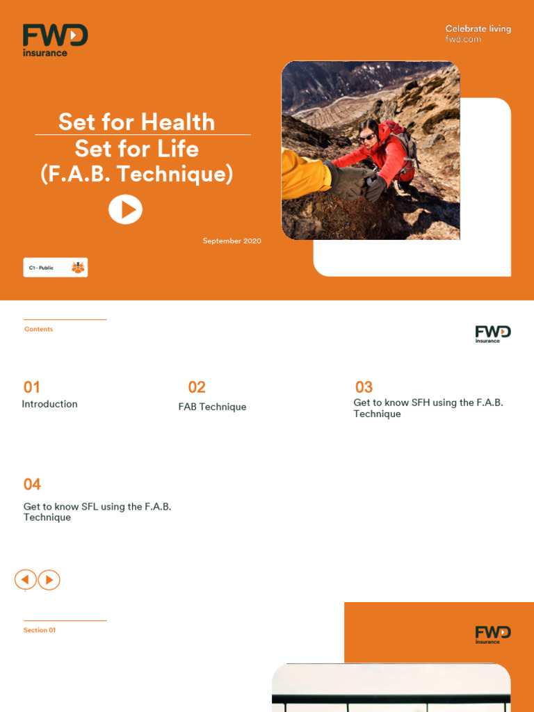 FAB Technique For SFH SFL PDF | PDF | Insurance | Life Insurance