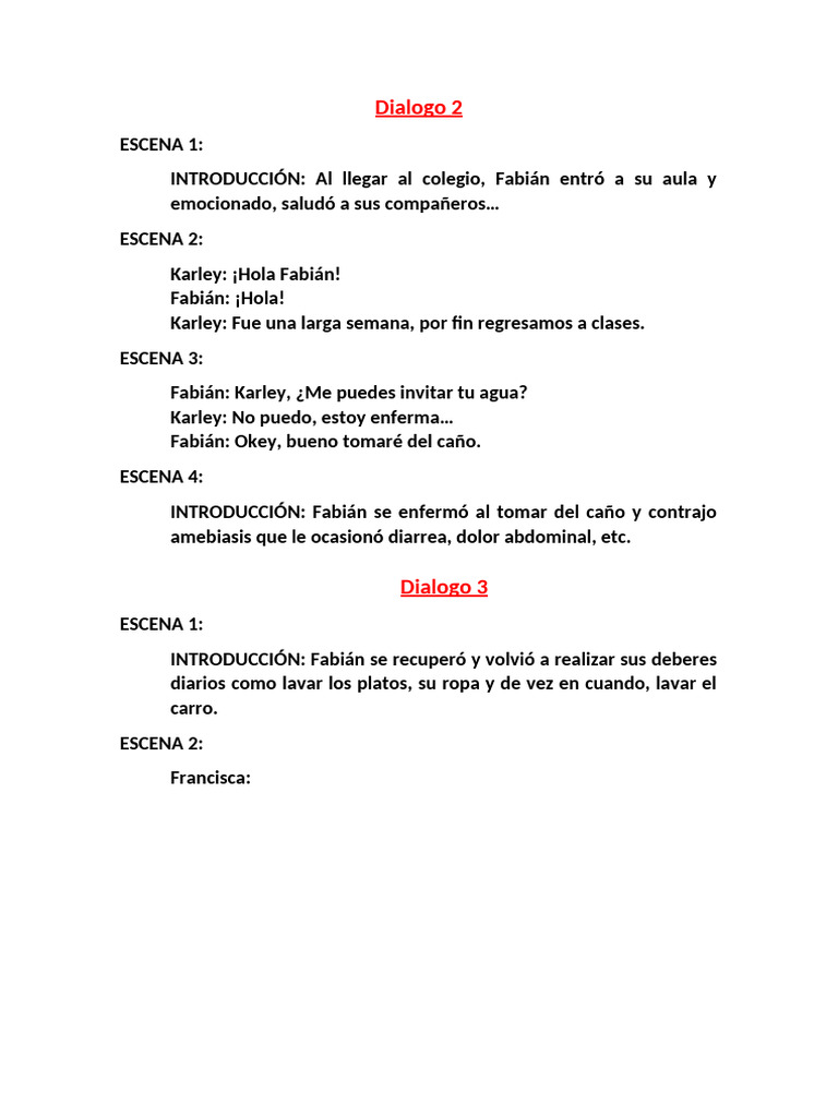 Dialogo 2 | PDF