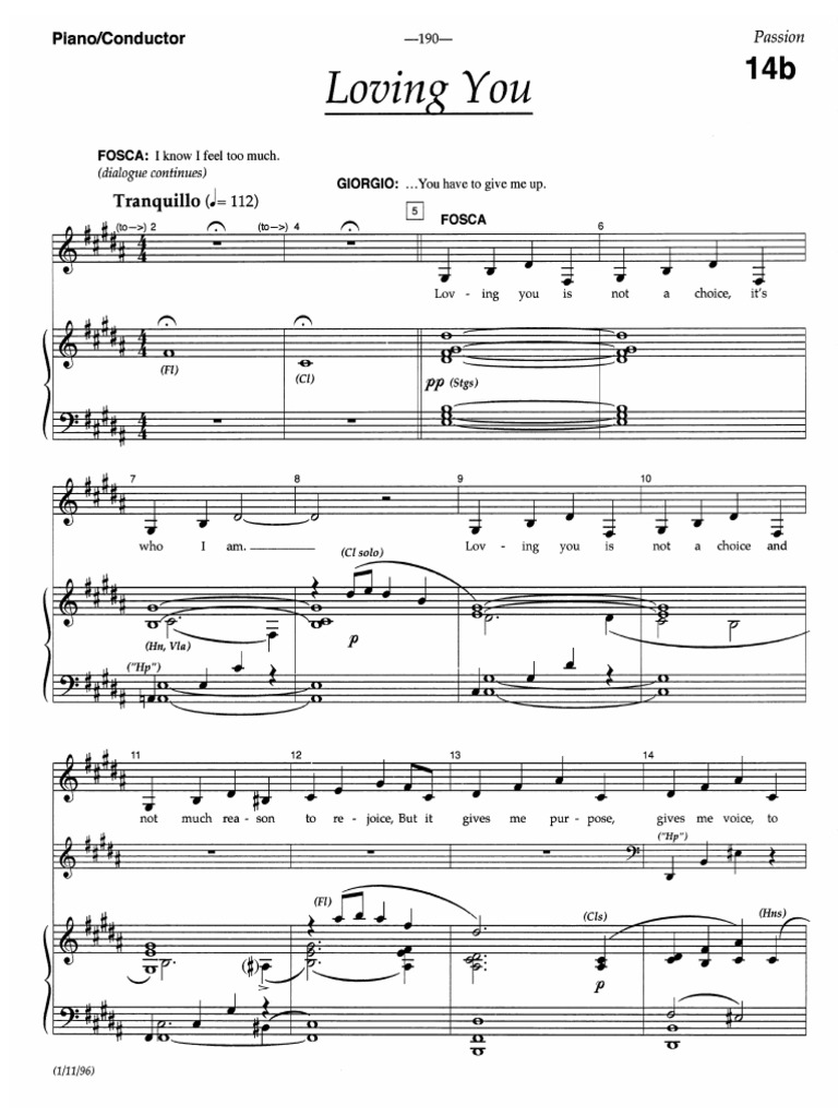 Loving You Sheet Music | PDF
