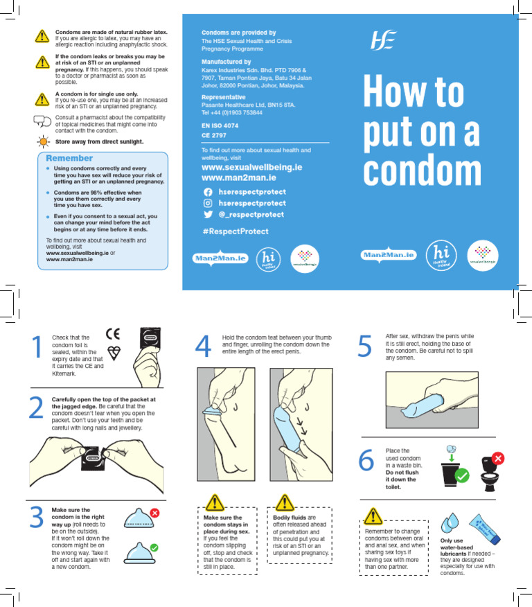Condom User Leaflet 2022 | PDF | Condom | Sexually Transmitted Infection