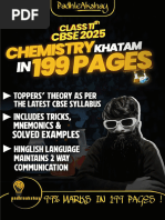 Ncert Kaksha Formula Sheets Chemistry Class 11th | PDF | Gases | Mole ...