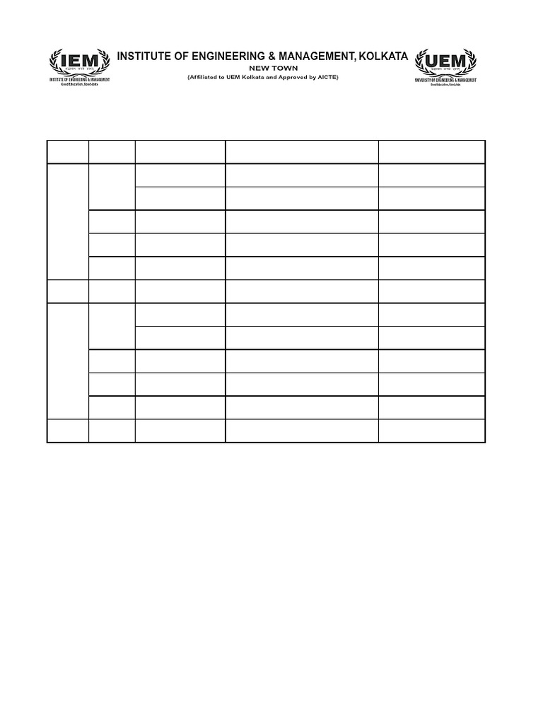 Sessional Schedule - Sem I - Final - November 2024 | PDF | Science