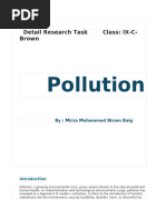 Overview of Pollution Types | PDF | Atmosphere Of Earth | Noise