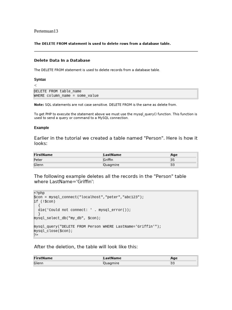 Pertemuan 13 | PDF | Microsoft Access | Databases