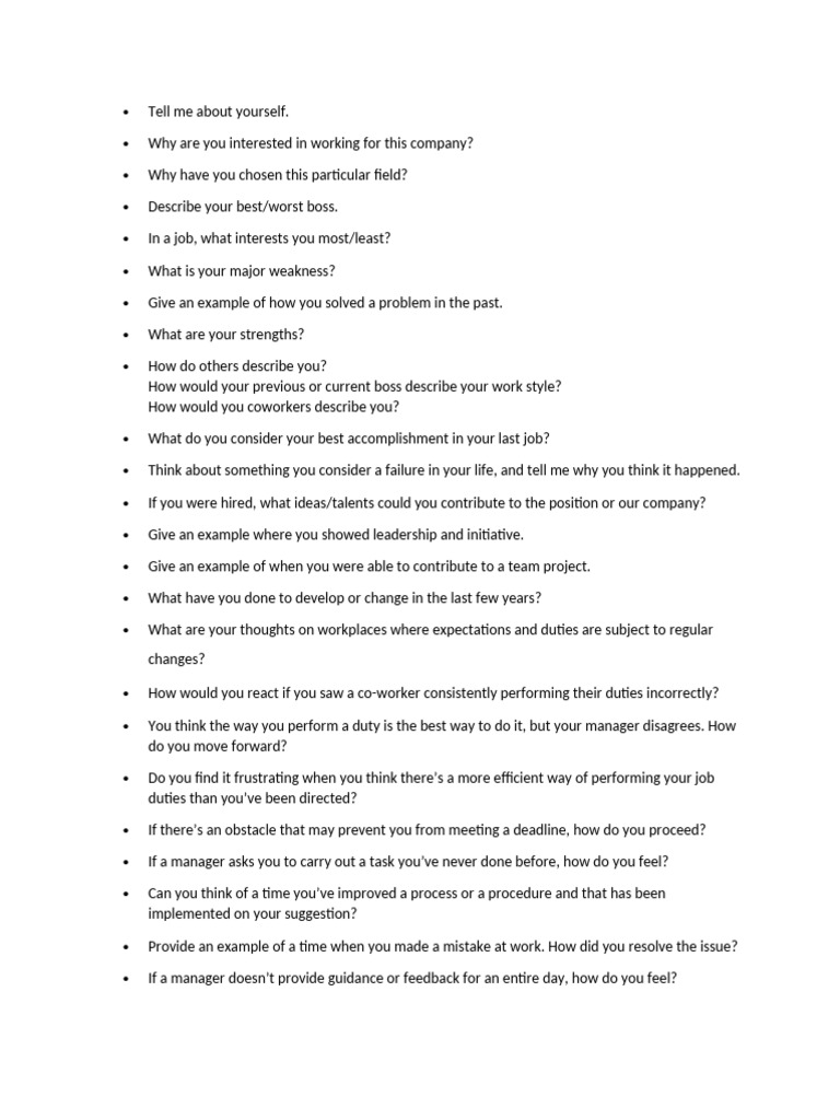 Interview Questions | PDF | Statistics | Regression Analysis