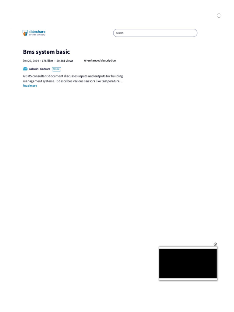 Bms System Basic - PPT | PDF | Building Automation | Sensor