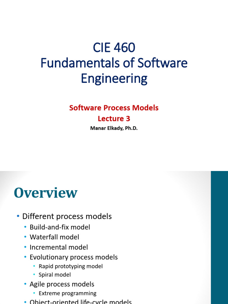 SoftwareEngineering Fall24 L3 | PDF | Software Development Process ...