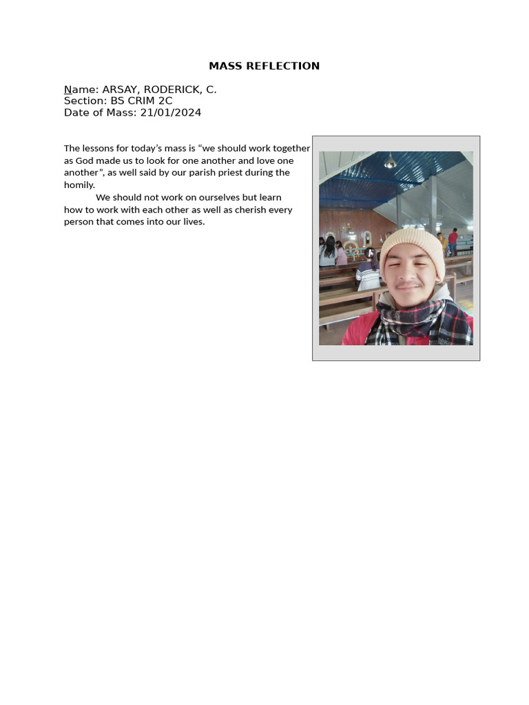 Mass Reflection1 | PDF