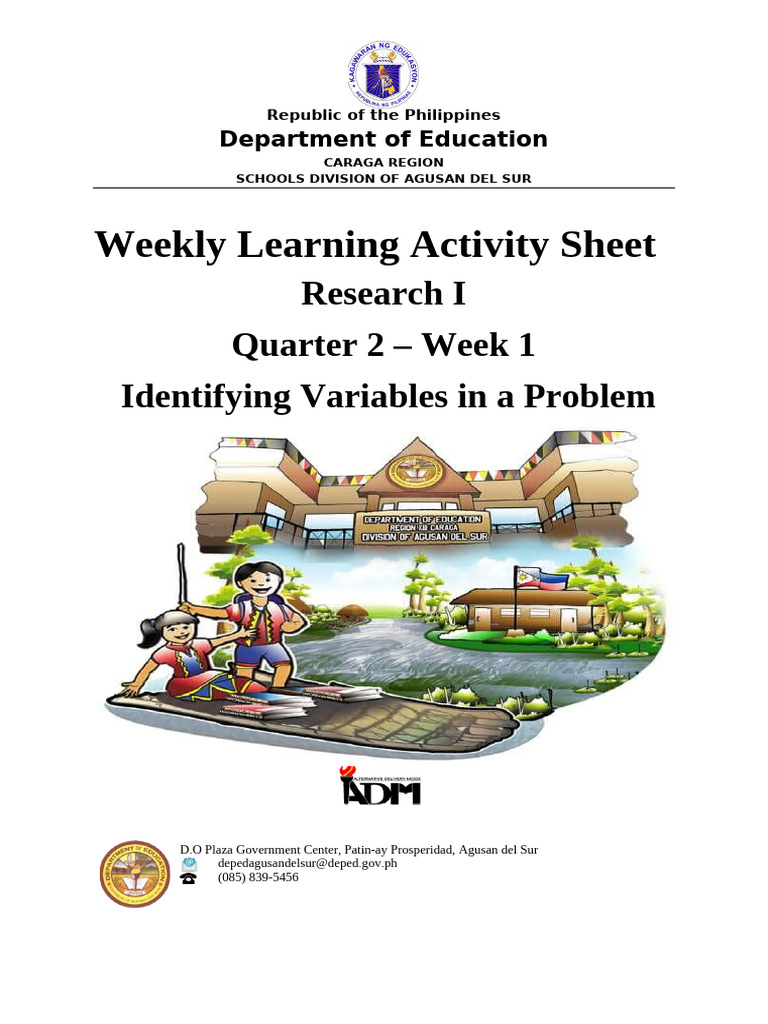 Identifying Variables in A Problem WAK | PDF | Experiment | Dependent ... Identifying Variables in A Problem WAK | PDF | Experiment | Dependent ...