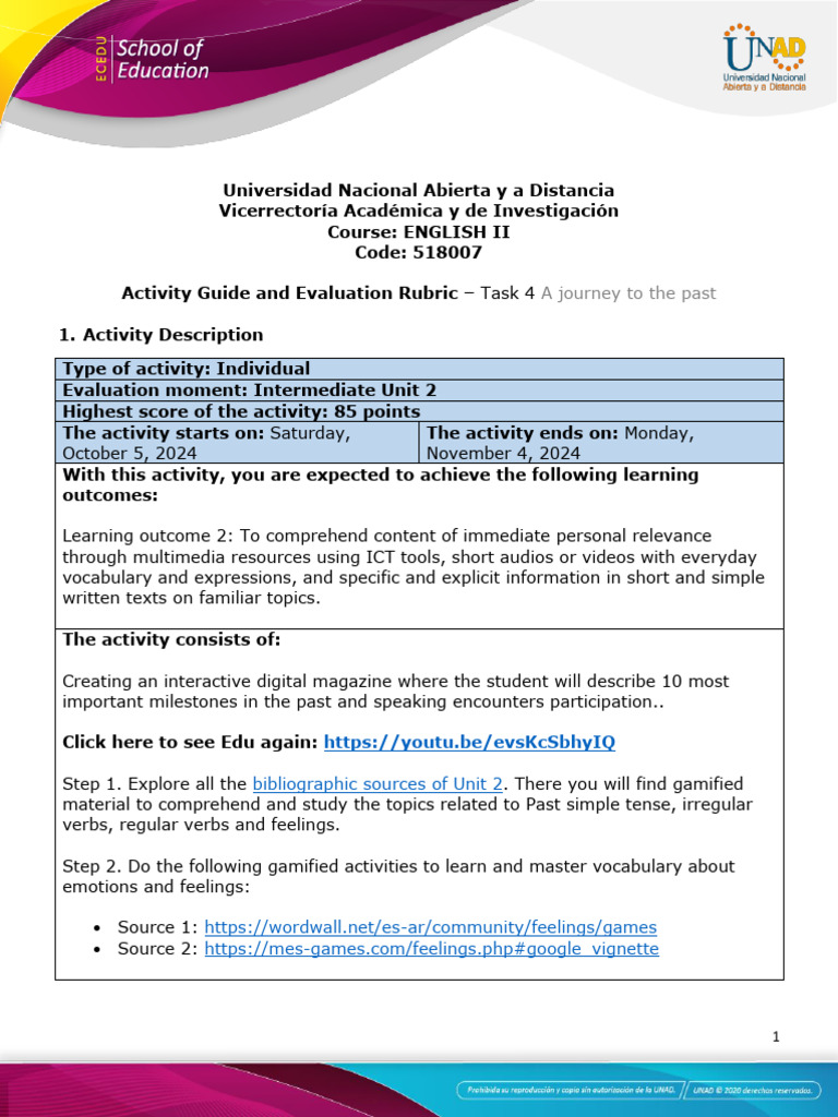 Task 4: A Journey to the Past | PDF | Turnitin | Human Communication