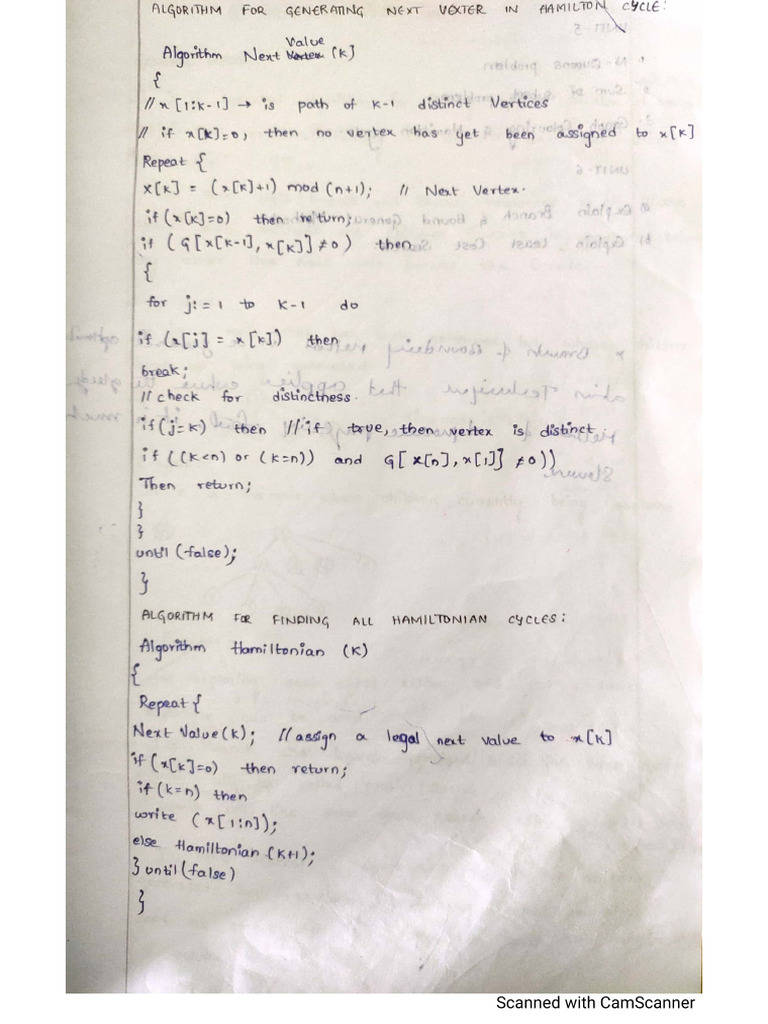 Hamilton Cycle | PDF