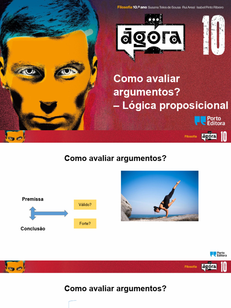 Ágora e Lógica Proposicional | PDF | Argumento | Raciocínio dedutivo