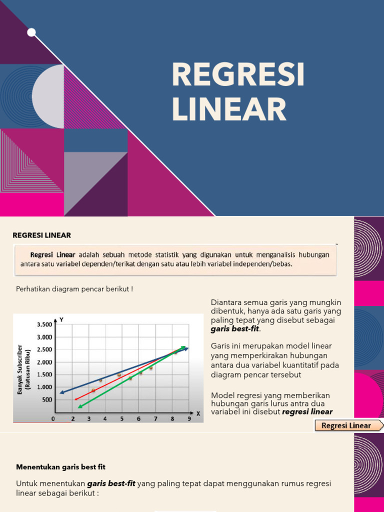 Regresi Linear PDF | PDF