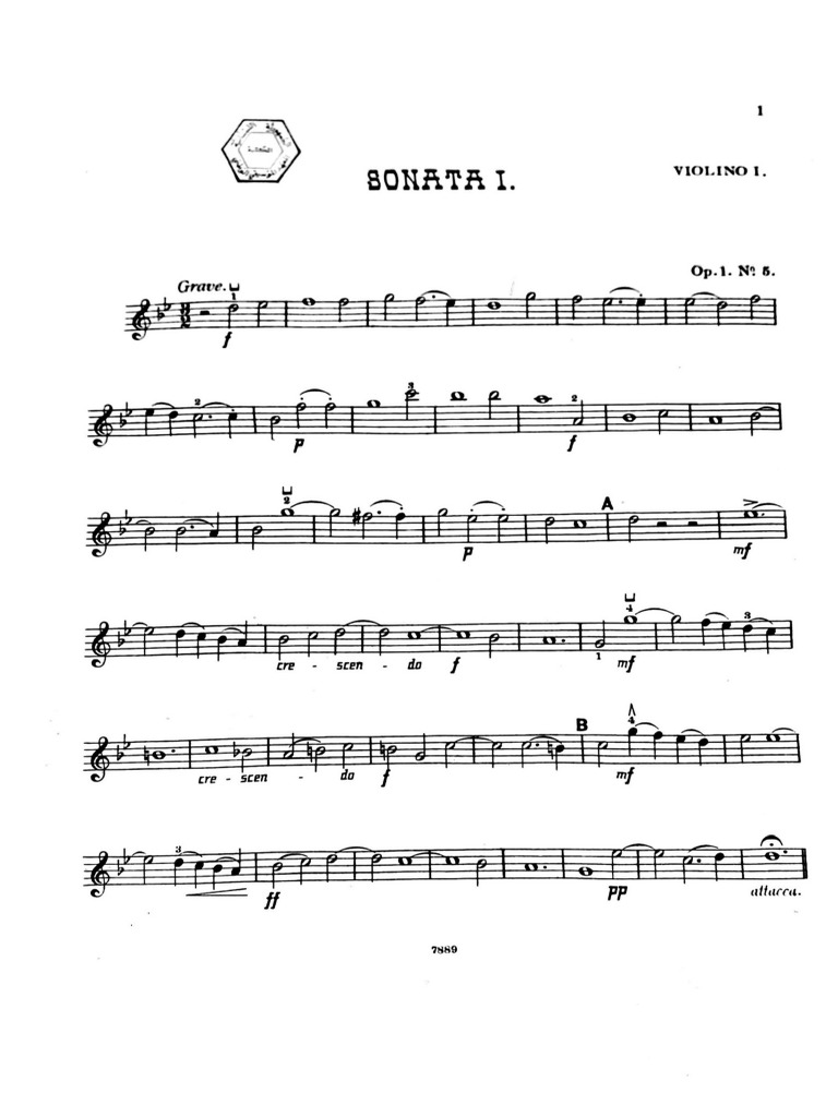 Corelli, Sonata | PDF