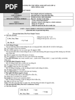 37. Tổng hợp từ vựng và ngữ pháp TIẾNG ANH LỚP 11 - HK 1 - GLOBAL SUCCESS | PDF