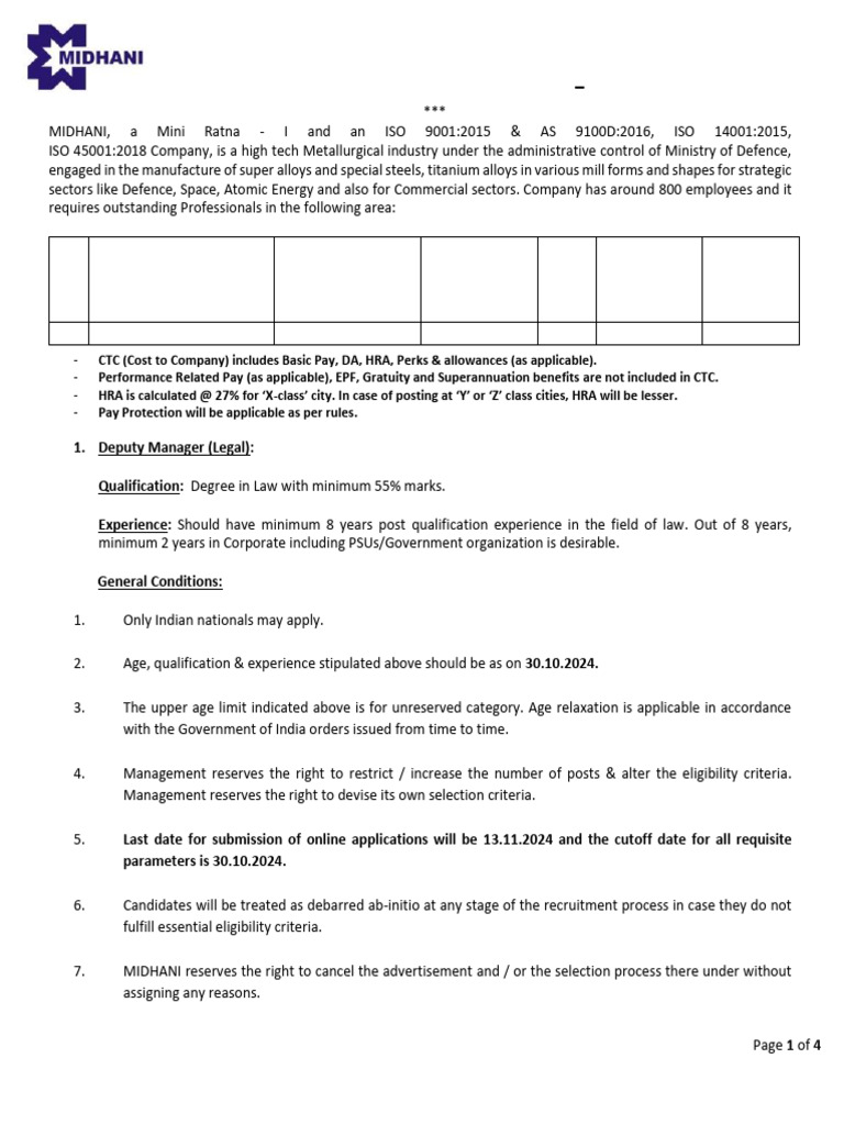 English Detailed Advertisement DM Legal | PDF