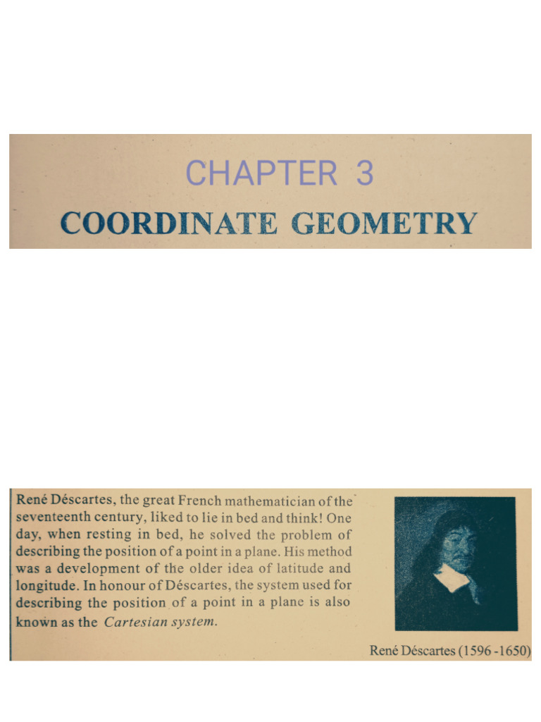 Coordinate Geometry | PDF