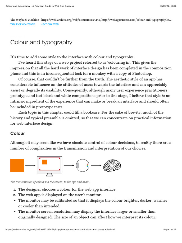 Colour and Typography - A Practical Guide To Web App Success | PDF ... Colour and Typography - A Practical Guide To Web App Success | PDF ...