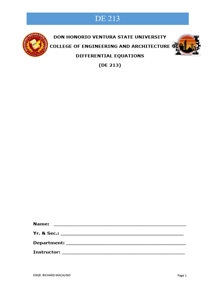 Module 2 Solution Ode | PDF | Equations | Mathematics