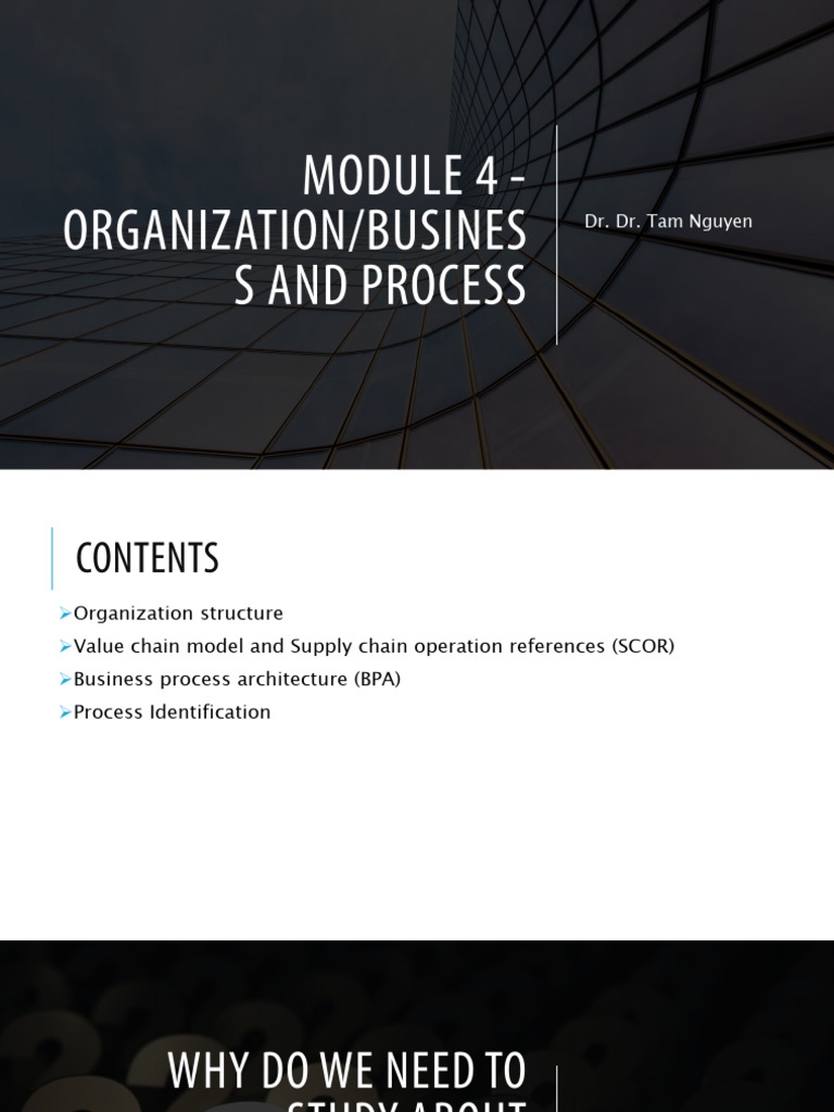 Module4 Organization Process | PDF | Procurement | Organizational Structure