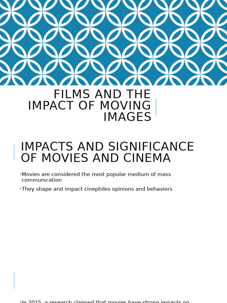 The Impact of Films on Society and Culture | PDF | Streaming Media ...