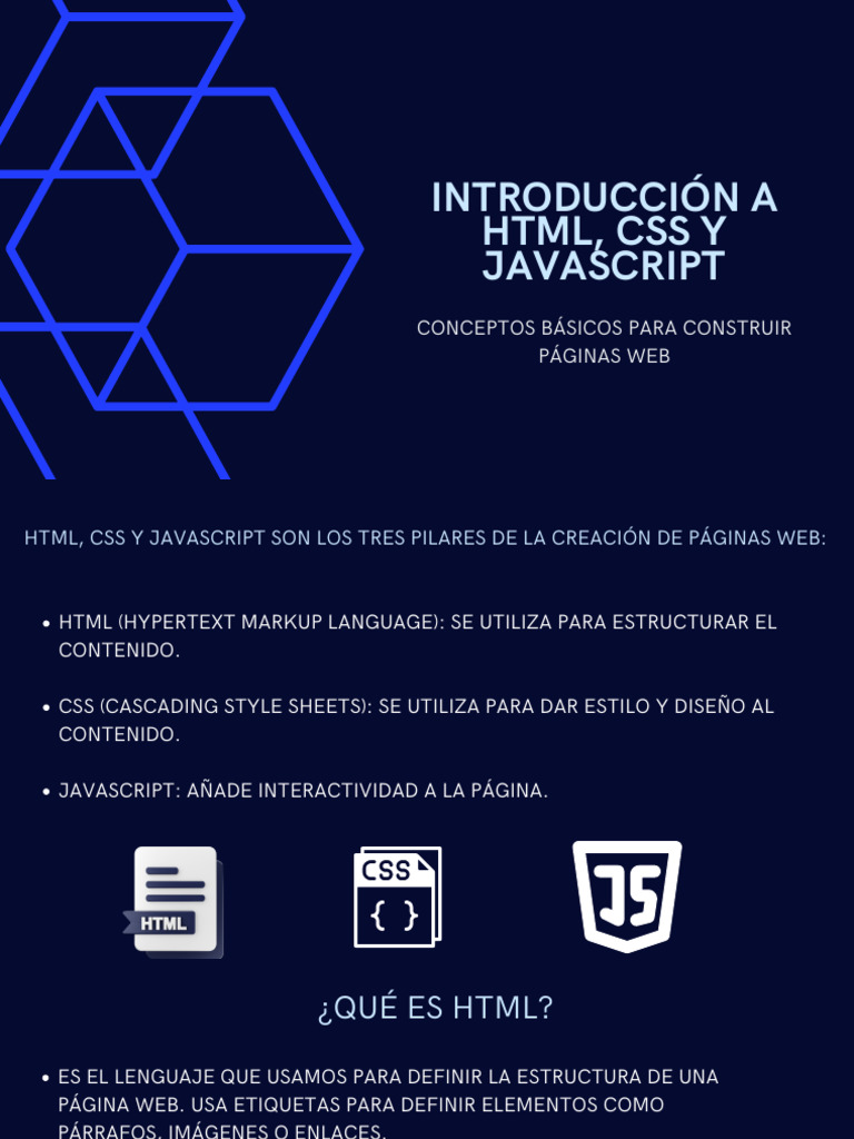 Fundamentos de HTML, CSS y JavaScript | PDF | HTML | Programación de computadoras